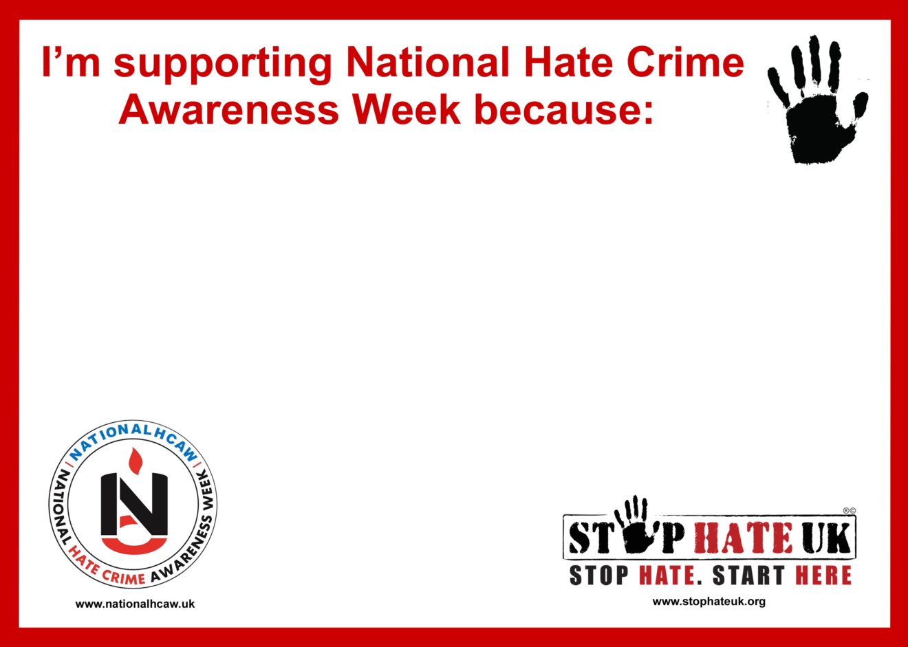 National Hate Crime Awareness Week - Stop Hate UK